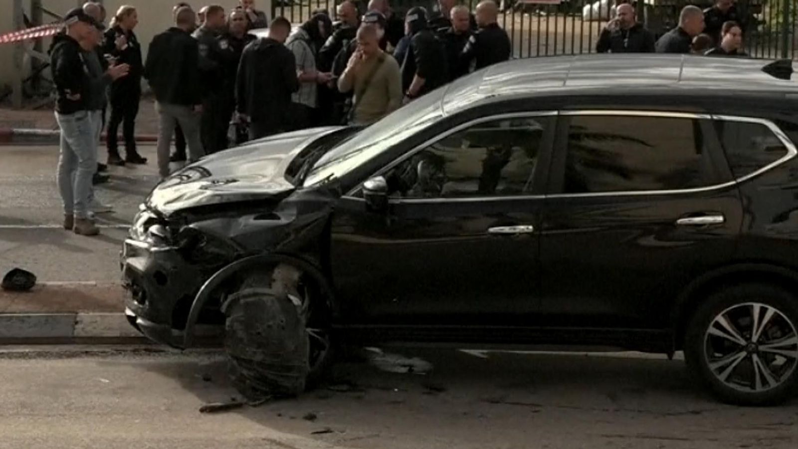 Israel: Police respond to a 'car ramming and stabbing' near Tel Aviv ...