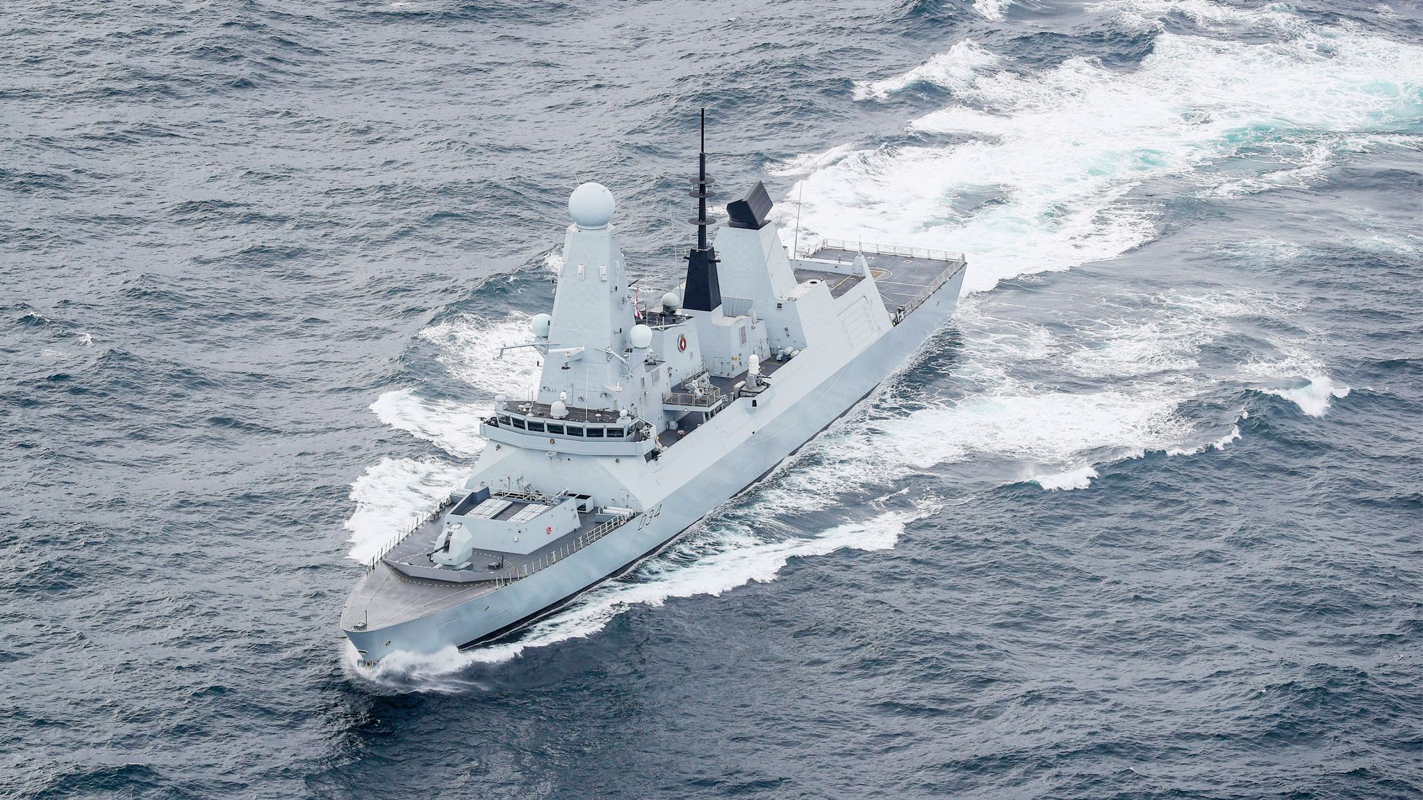 'Largest Houthi attack to date' in Red Sea repelled by HMS Diamond and ...