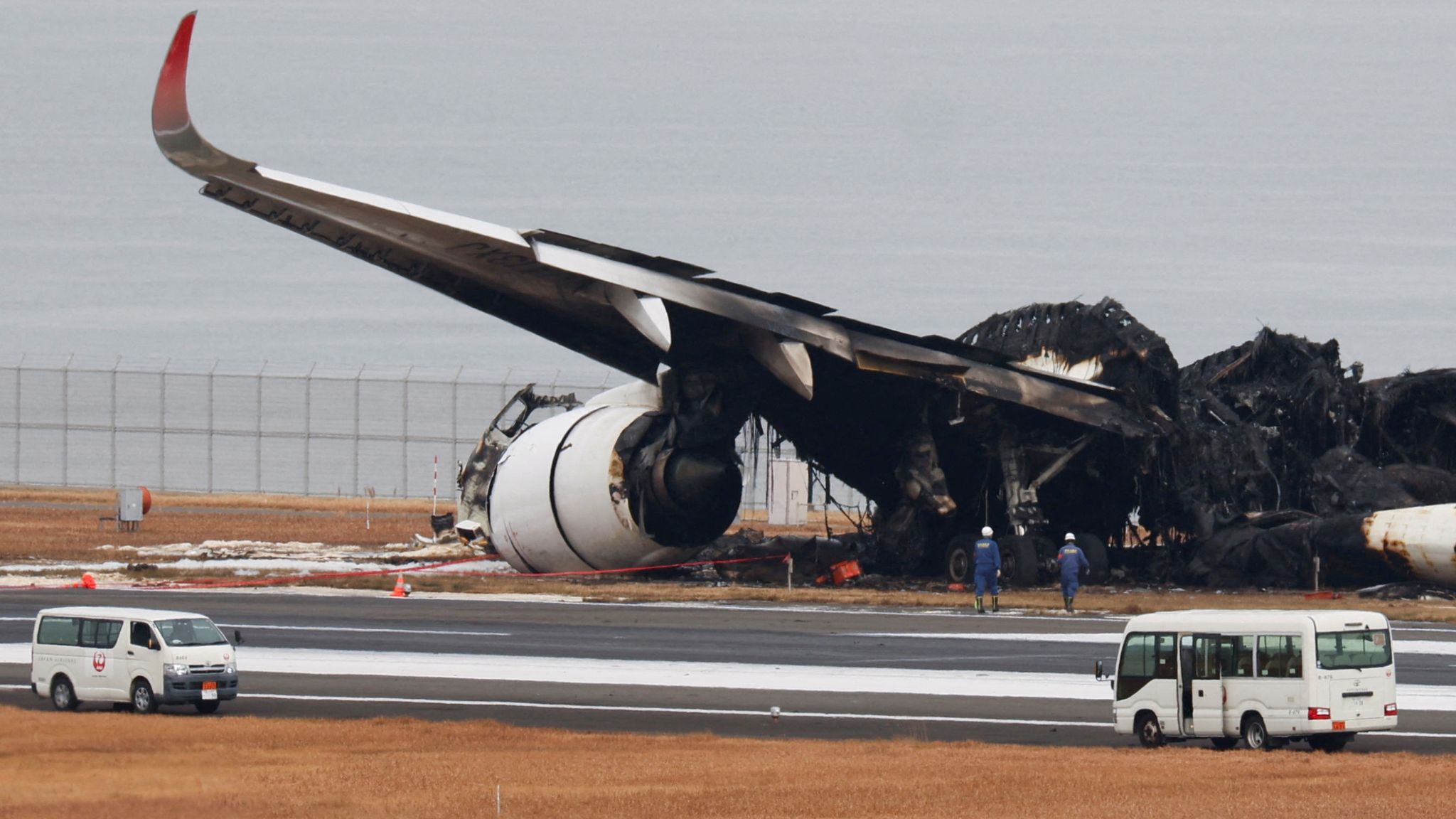 Japan plane fire: What happened | World News | Sky News