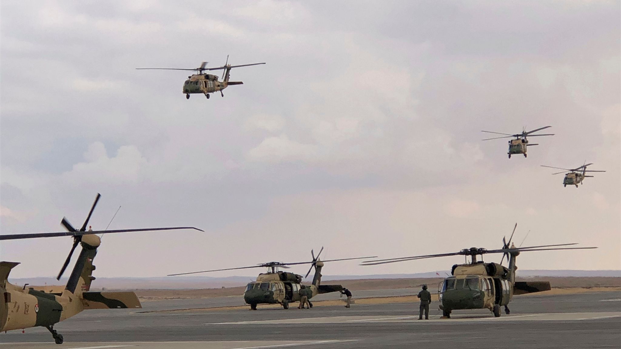 US troops killed in Jordan base drone attack named | World News | Sky News