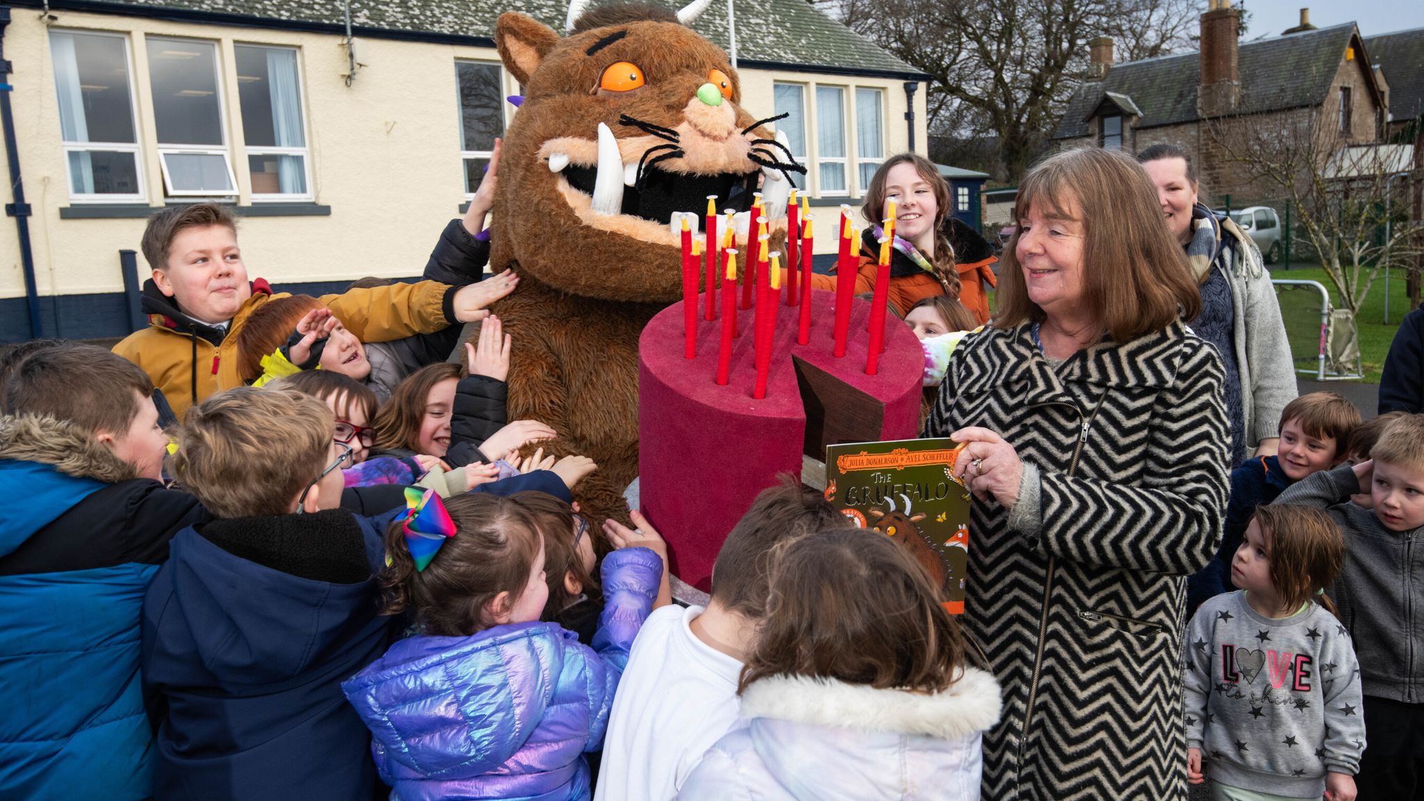 Julia Donaldson returns to Angus primary school to celebrate The ...
