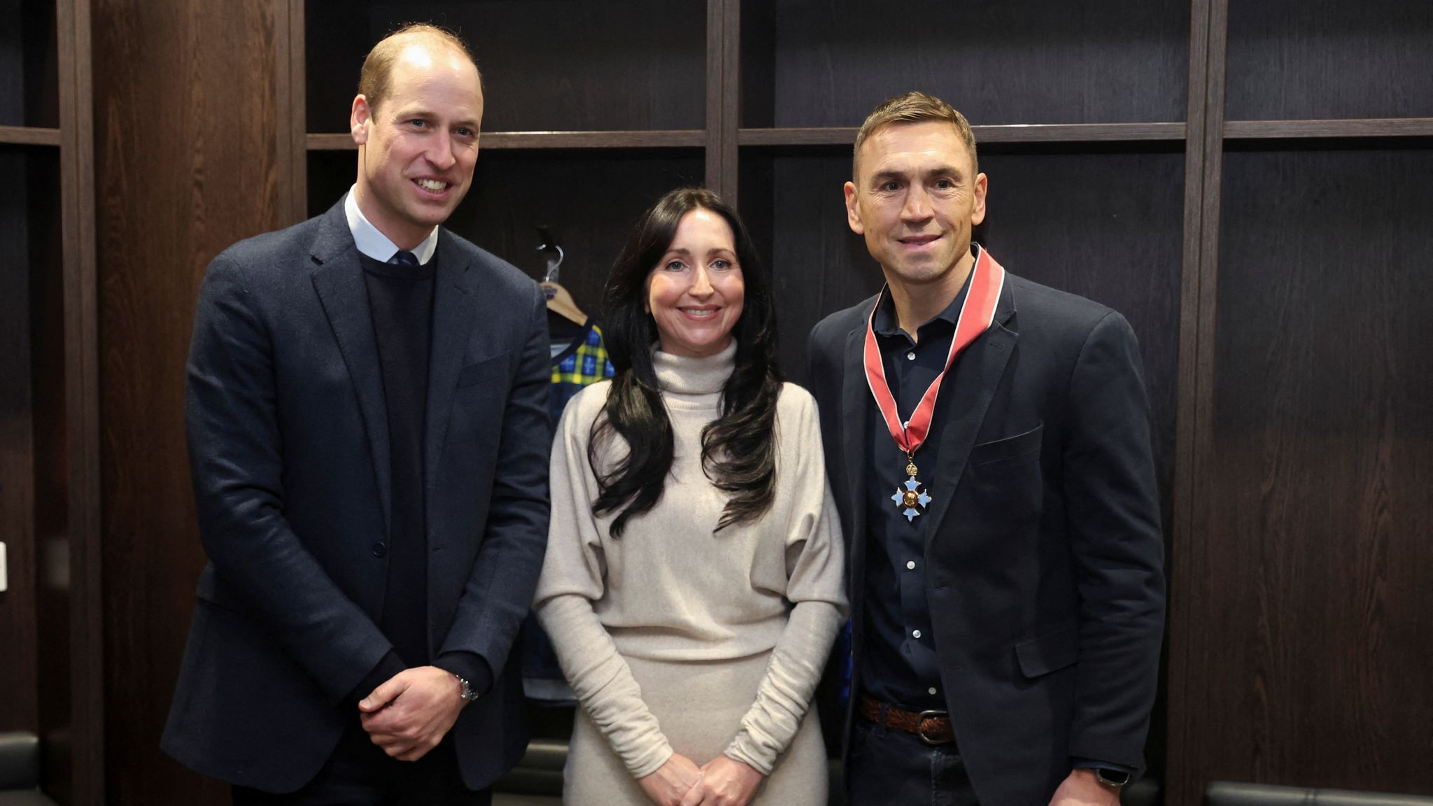 Prince of Wales surprises Rob Burrow and Kevin Sinfield by awarding ...