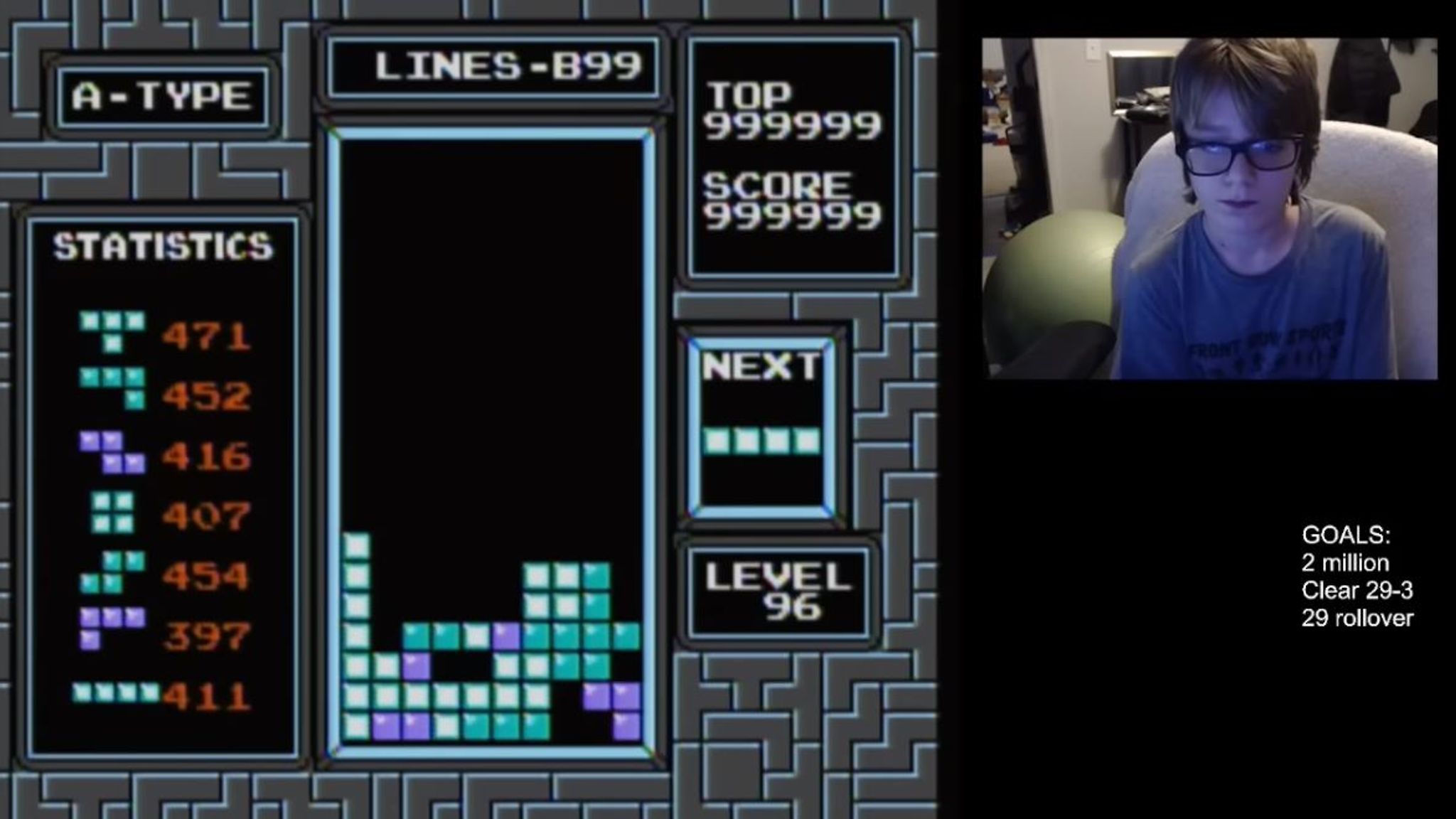 Game over! Teenager becomes first person to 'beat' Tetris | Science ...