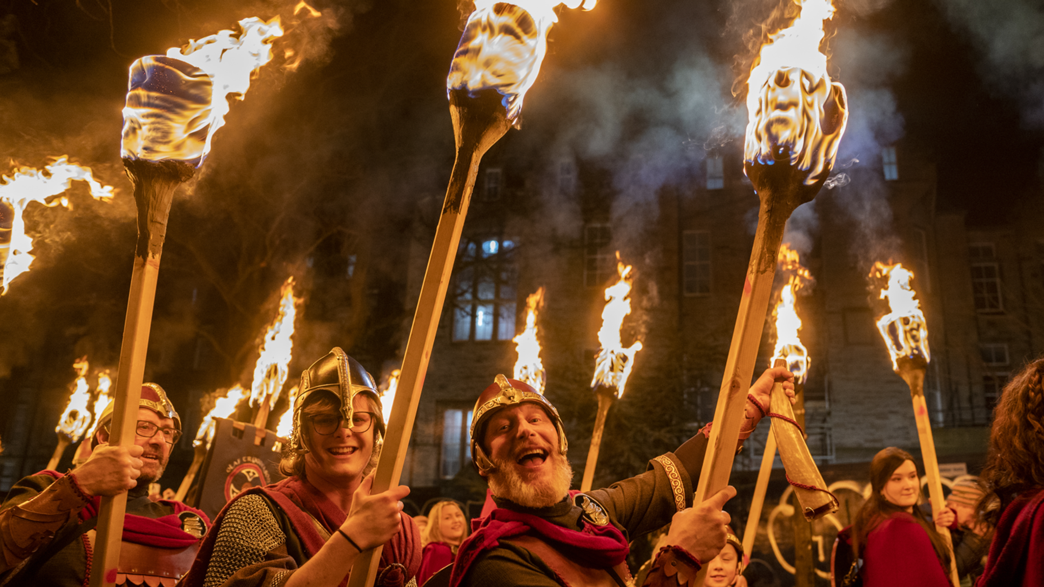 Up Helly Aa: Women and girls to join Shetland's annual Viking fire ...