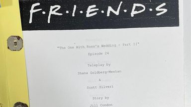Friends scripts of iconic wedding episodes up for auction - 25 years ...