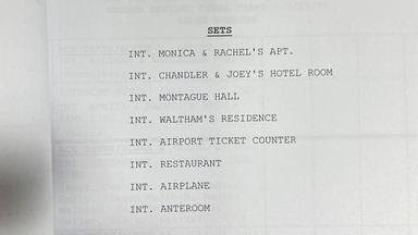 Friends scripts of iconic wedding episodes up for auction - 25 years ...