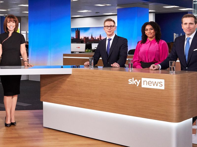Sky News Reporters And Presenters Sky News Reporter Hi Res Stock
