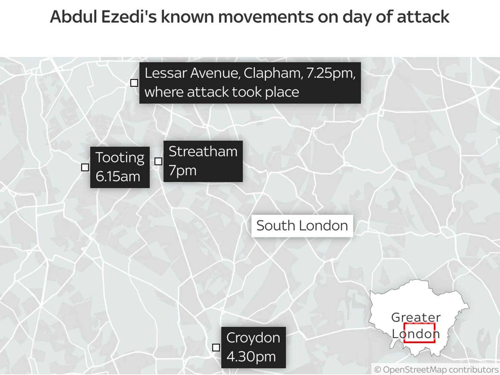 Clapham chemical attack suspect's injuries could be 'fatal' if ...