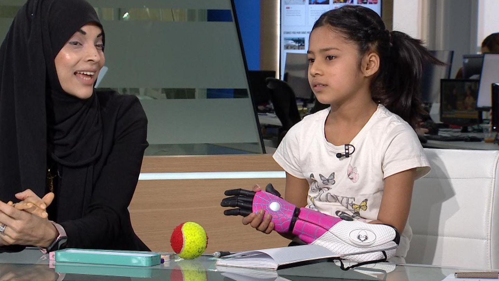 Eight-year-old girl on life after receiving superhero-themed bionic arm ...