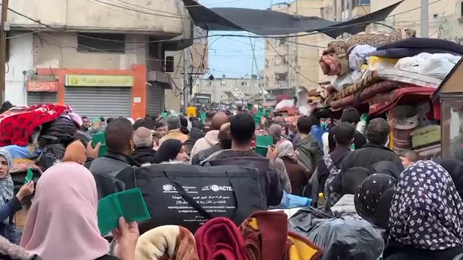 Inside a network of tunnels in Gaza, Israeli troops say they have found a Hamas cell used to ...