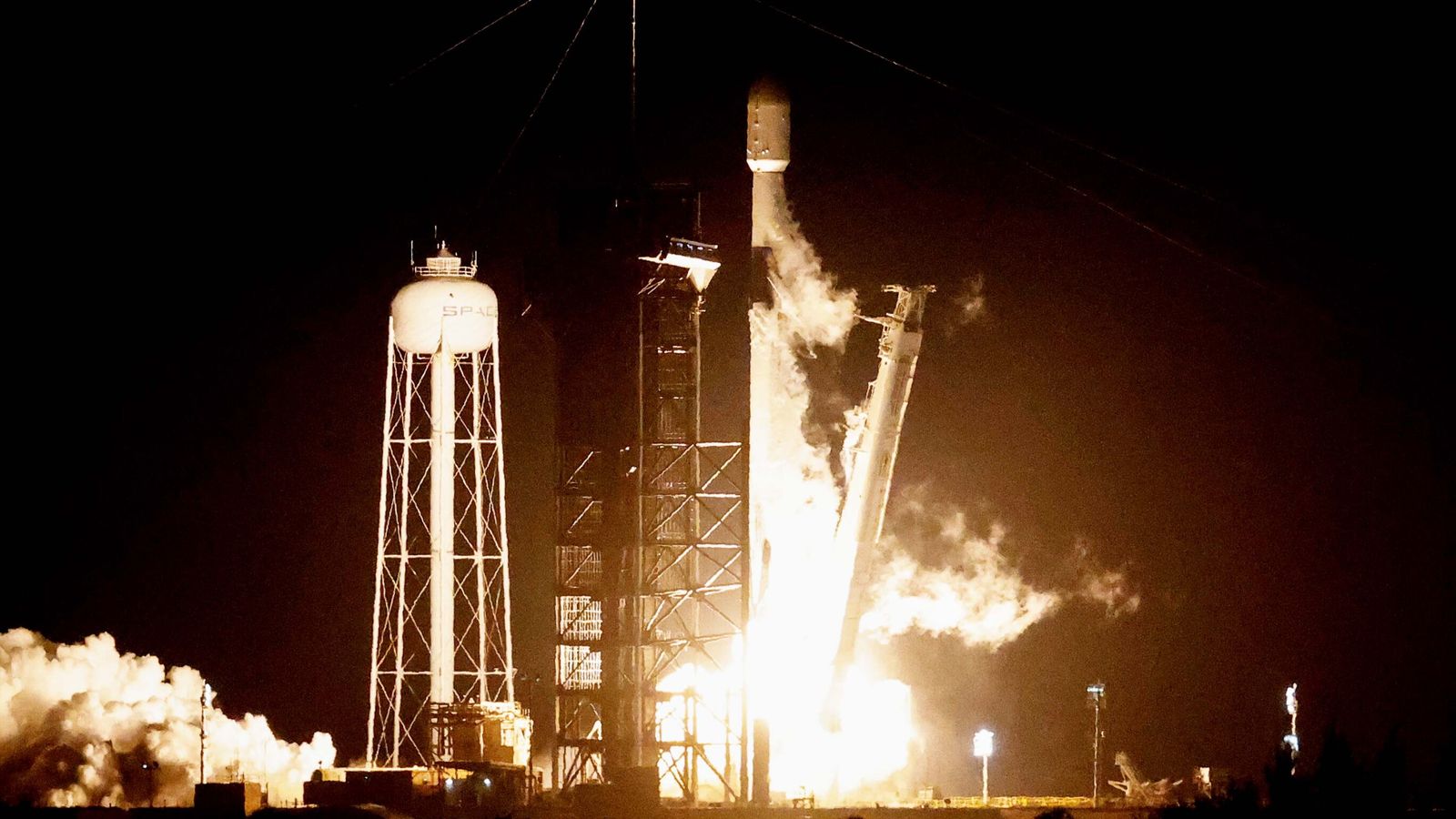 SpaceX rocket launches for moon's mysterious southern pole | World News ...