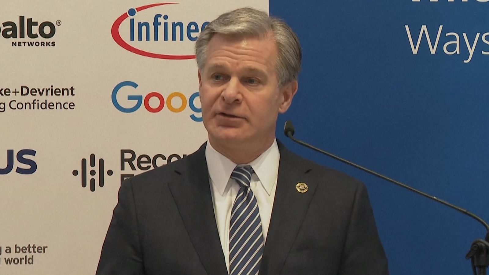 FBI director warns China's cyber threat is 'massive' and uses AI ...