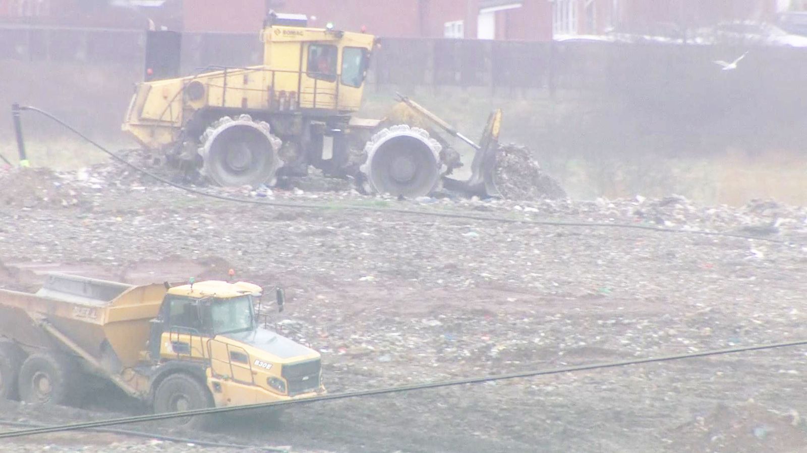 Landfill smell in Staffordshire linked to health effects | Sky News