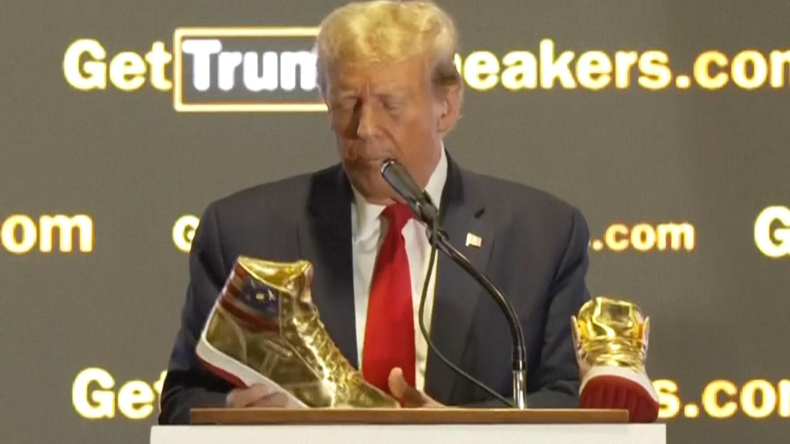 Down-at-heel or running away with it? Donald Trump cheered and booed by ...