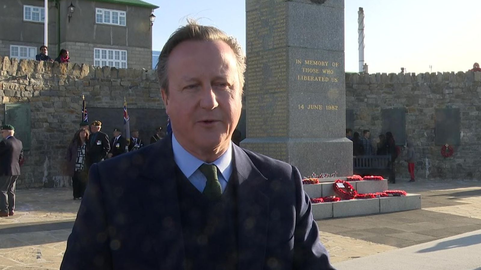Lord Cameron: Foreign Secretary says 'as long as the Falkland Islands ...