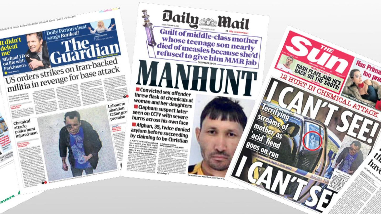 Friday's national newspaper front pages | UK News | Sky News