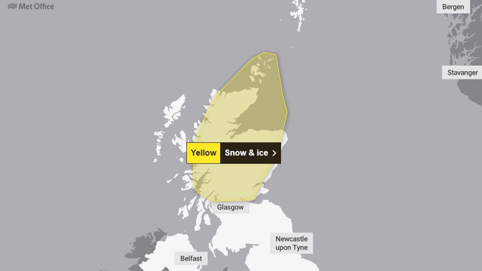 UK snow: Full list of areas forecast to get it in the UK this week | UK ...