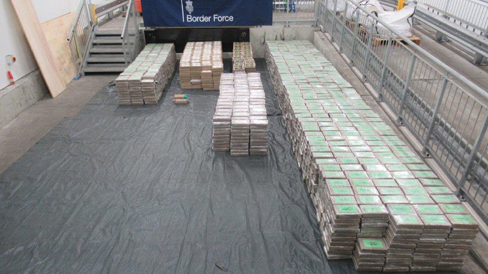 Cocaine haul worth £450m found hidden in banana shipment in largest ...