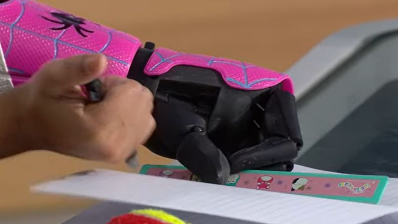 Girl, 8, dreams of being gymnast after receiving superhero-themed ...