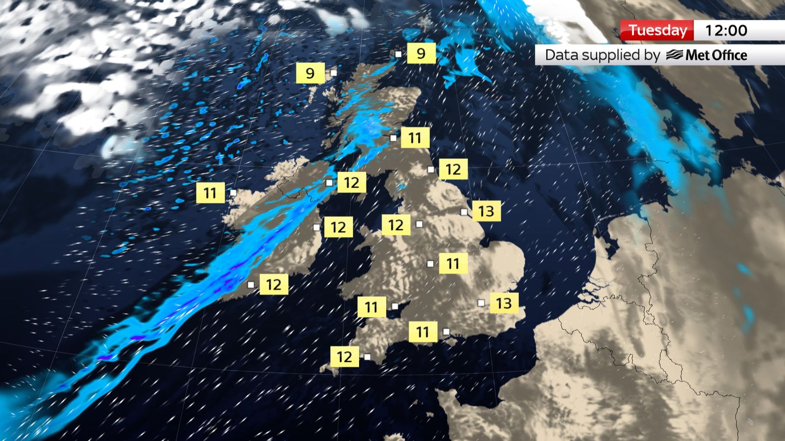 UK weather: More rain rolling in this week after brief break from ...