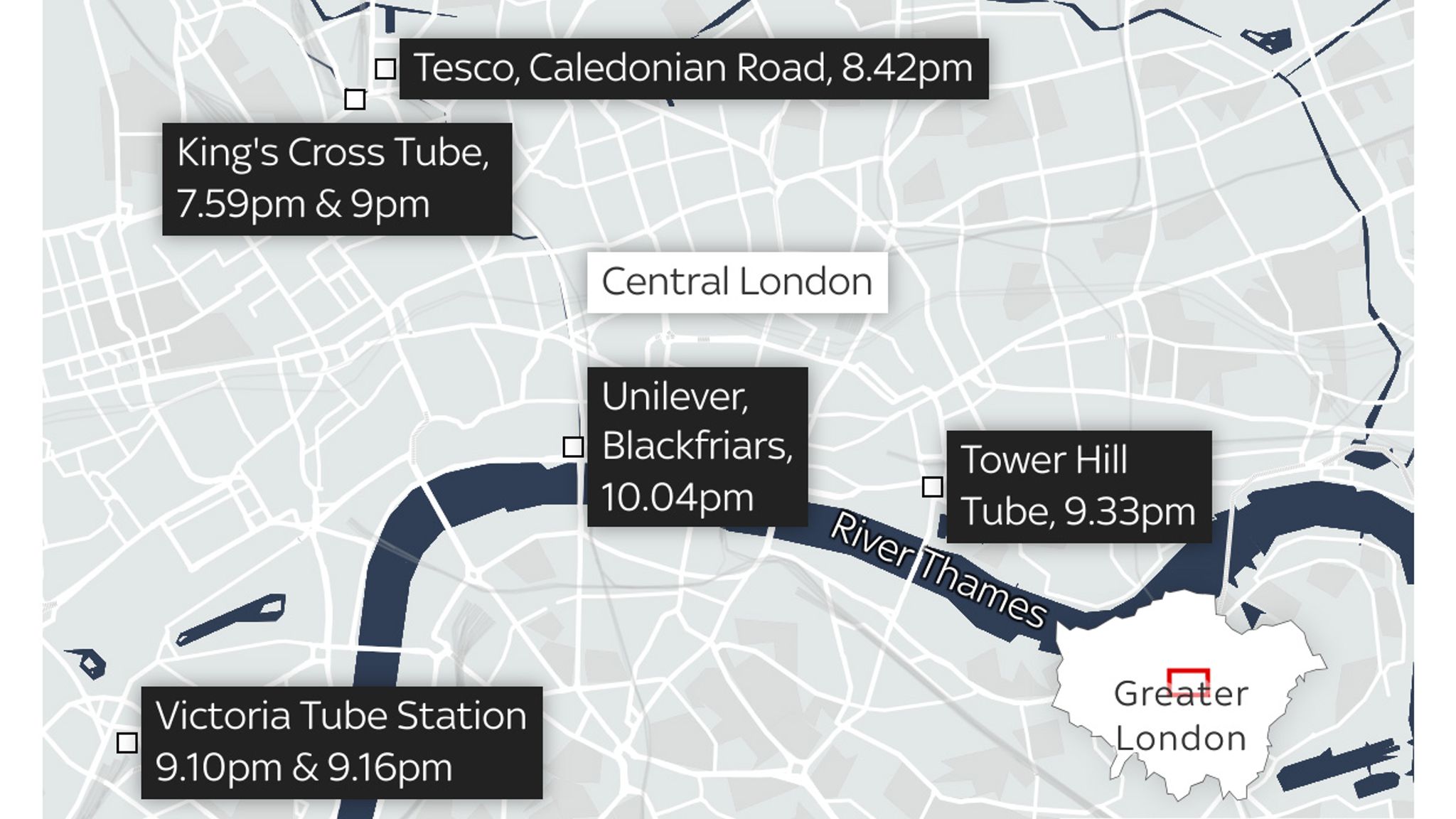 What were Abdul Ezedi's movements after Clapham chemical attack and ...