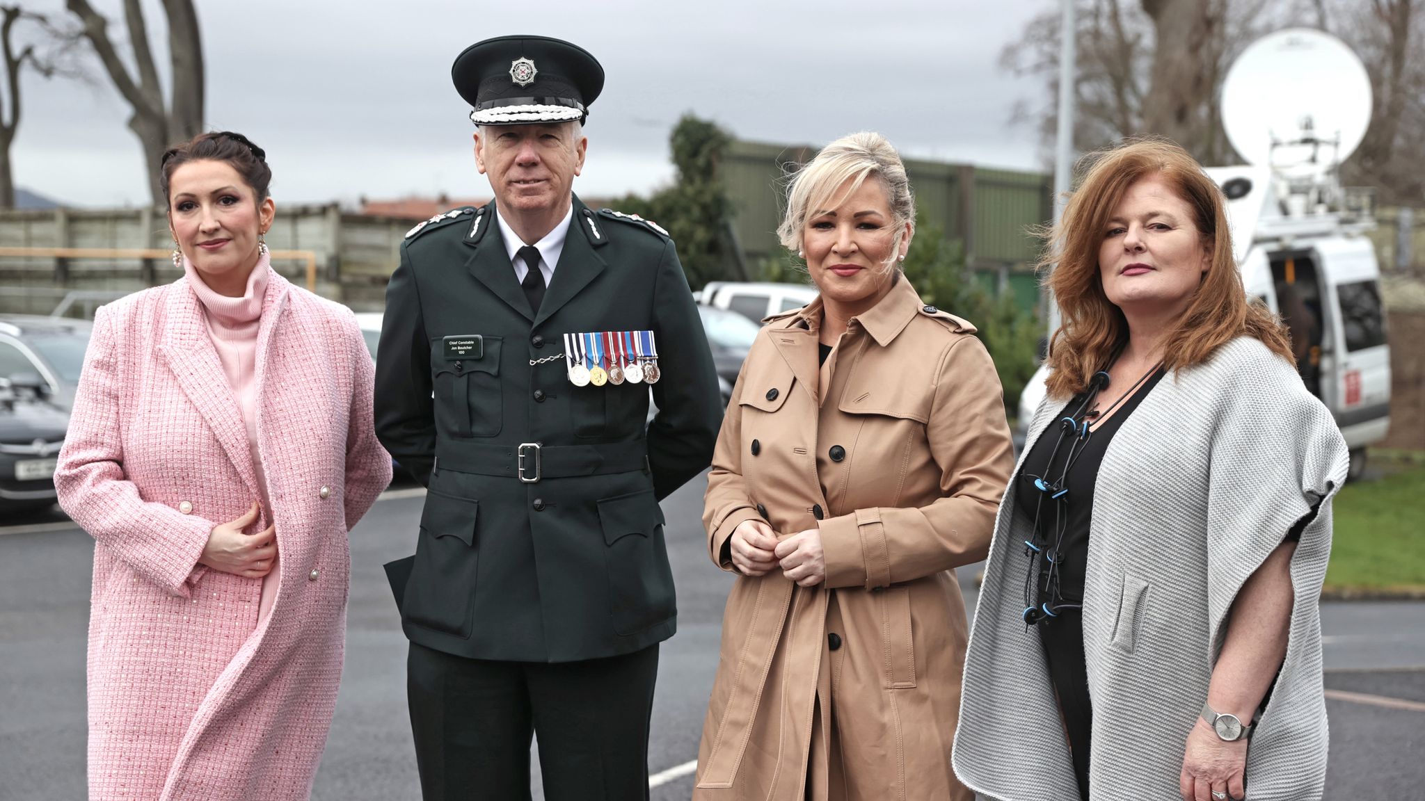 Northern Ireland's First Minister Michelle O'Neill attends police ...
