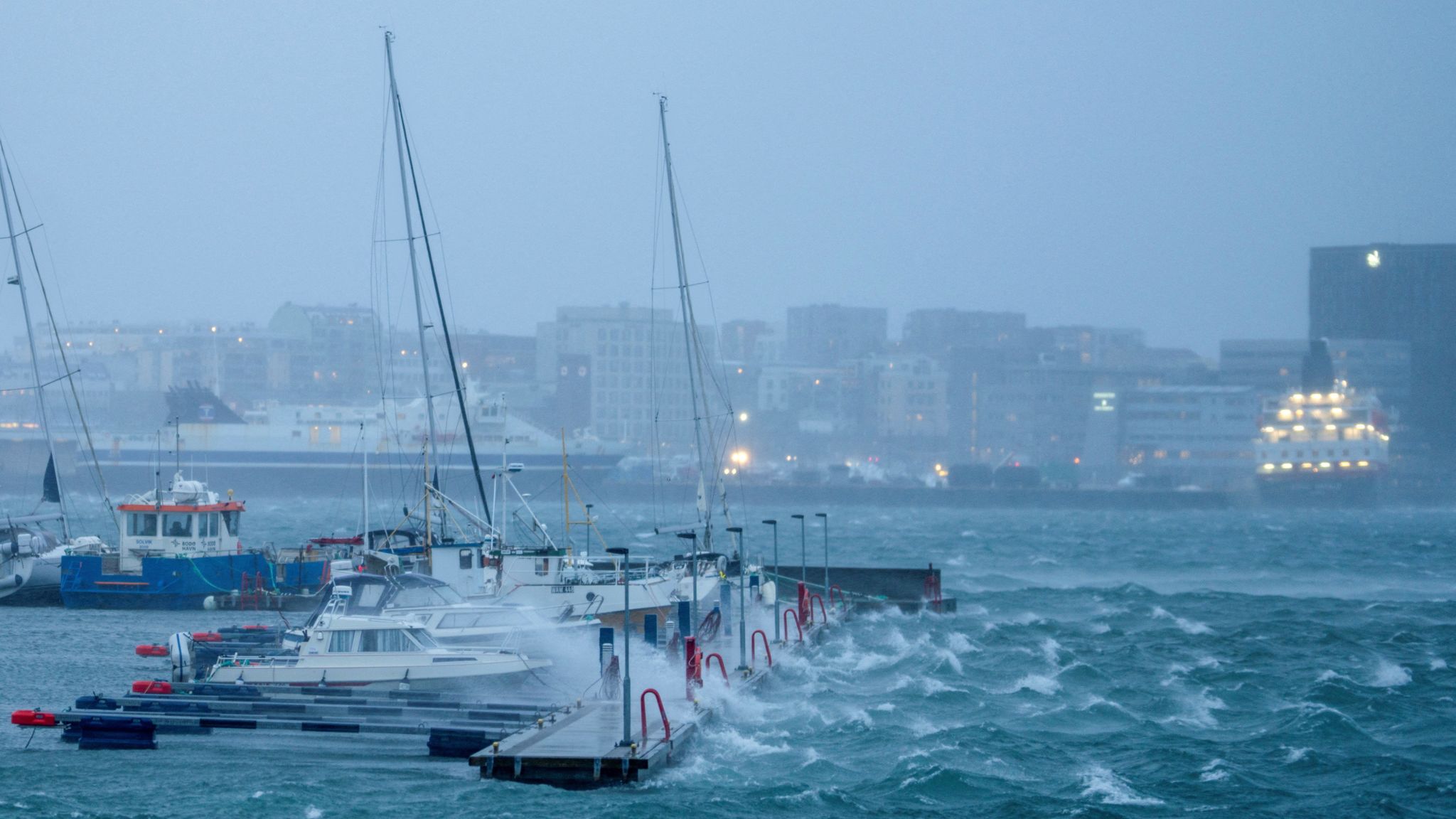 Weather: Norway's worst storm in 30 years with 120mph gusts leaves ...