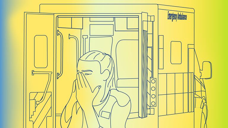 Locked In The Back Of An Ambulance And Sexually Assaulted Female