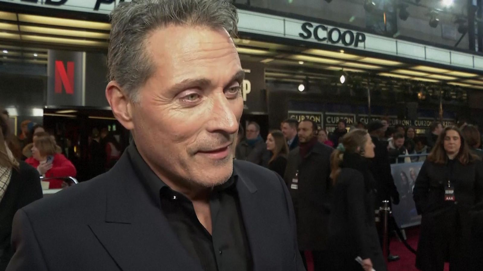 Actor Rufus Sewell talks about playing Prince Andrew in the upcoming ...