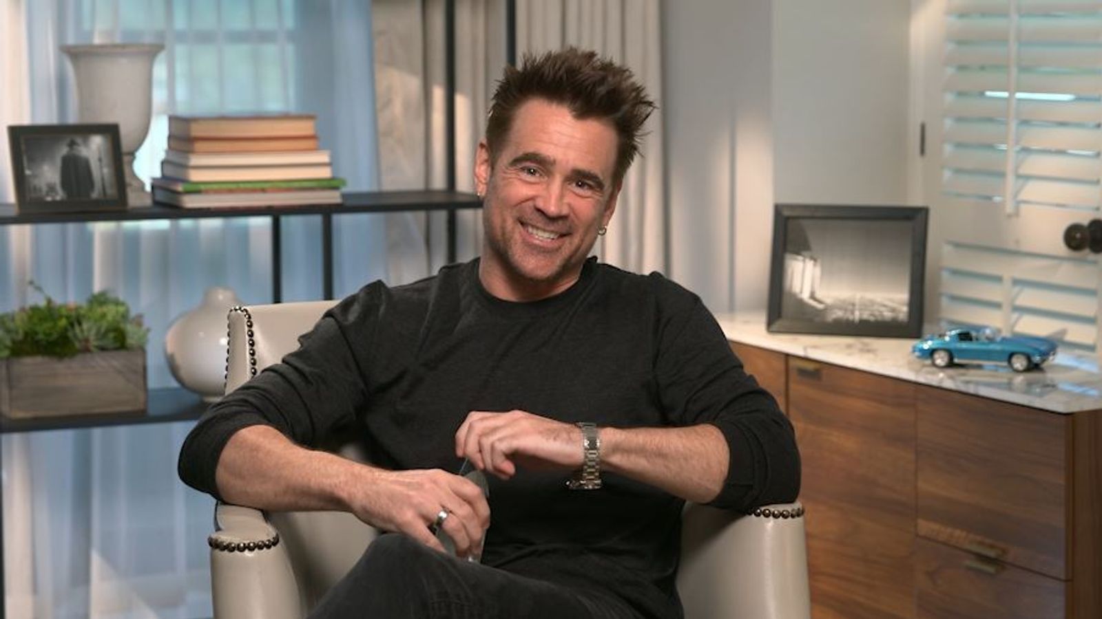 Colin Farrell reacts to being on exam syllabus | Ents & Arts News | Sky ...