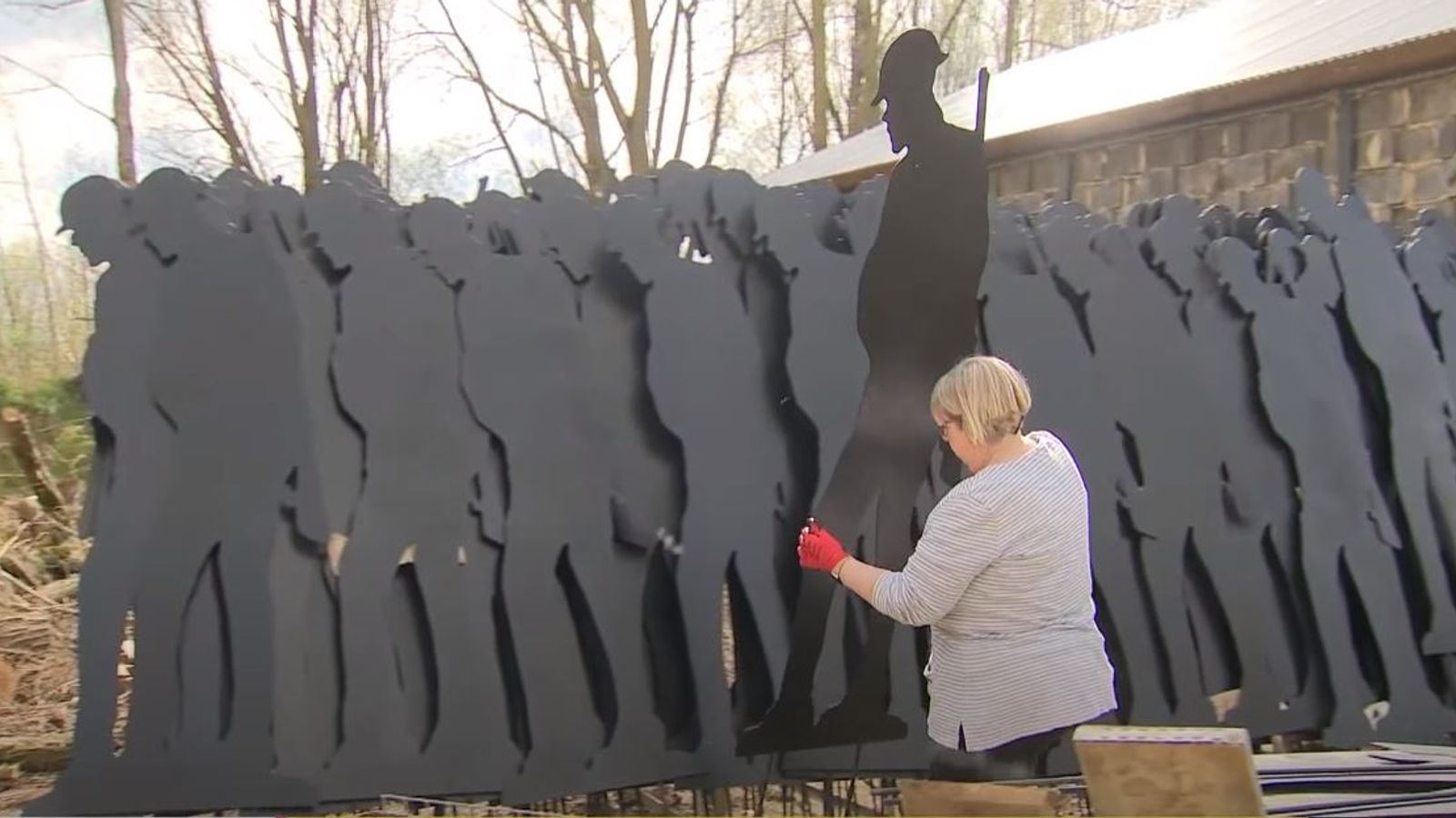 D-Day 80th anniversary: Fallen remembered with 1,475 silhouette statues ...