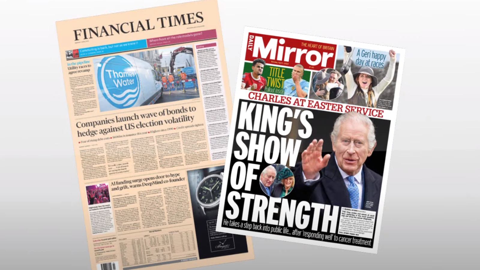 A look at the front pages of Monday's newspapers | News UK Video News ...