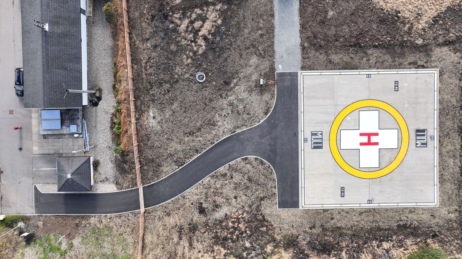 Emergency helipad opens on Isle of Mull | UK News | Sky News