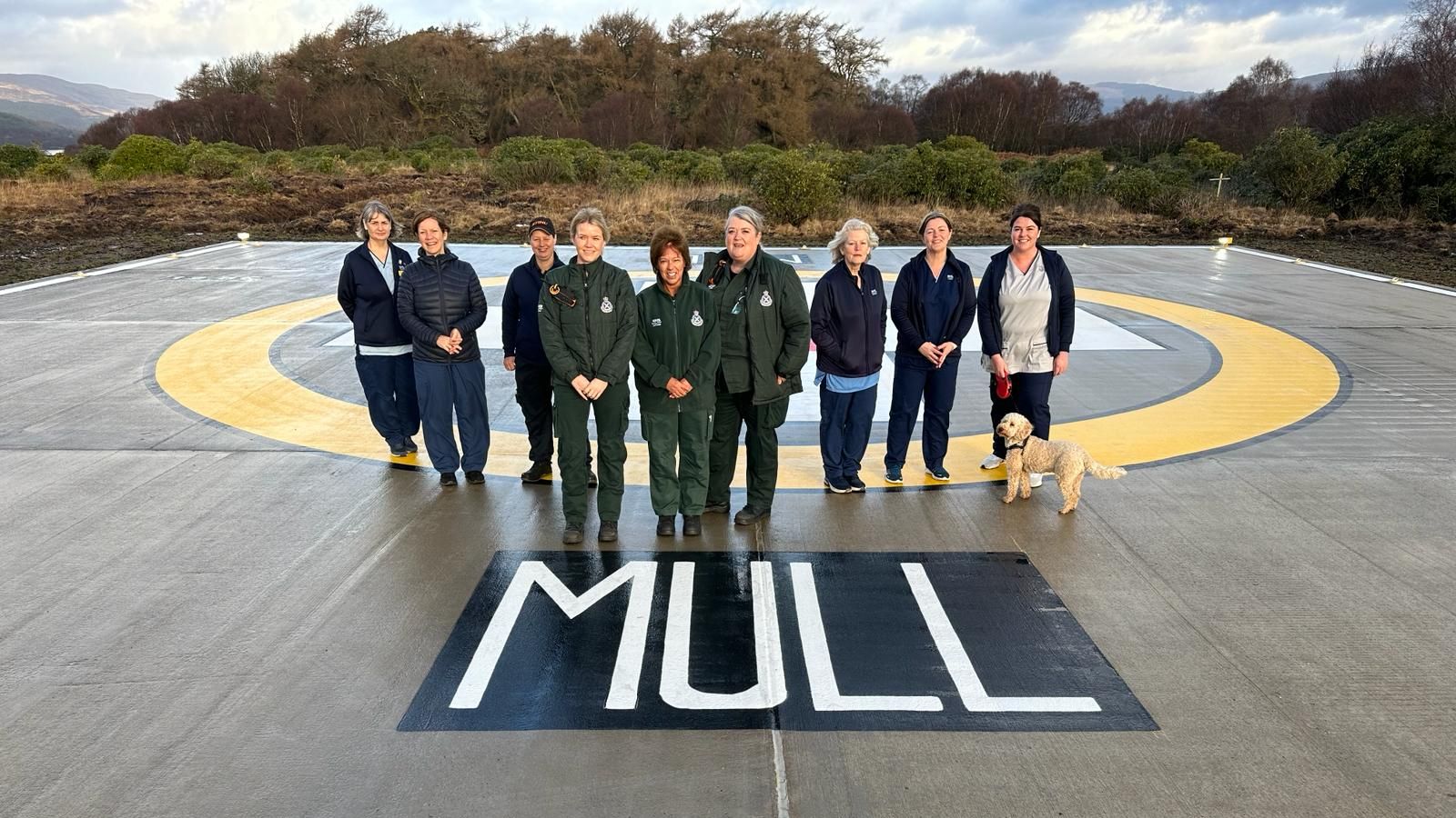 Emergency helipad opens on Isle of Mull | UK News | Sky News