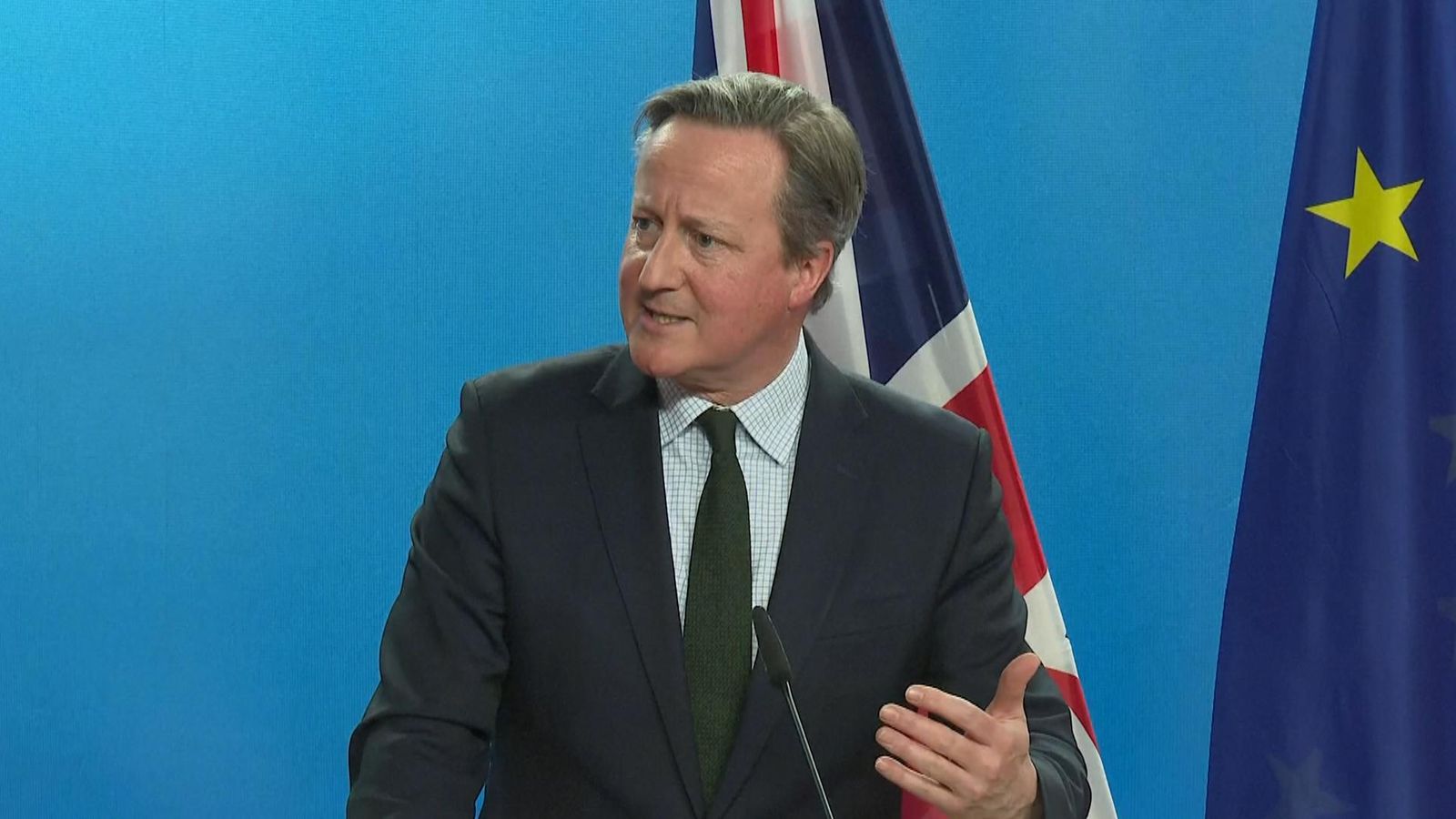 Lord Cameron on Gaza aid: Israel must understand it is on brink of ...