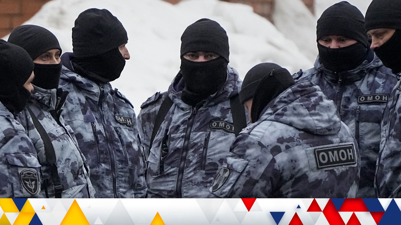 Ukraine-Russia war latest: Riot police gather at scene of Alexei ...