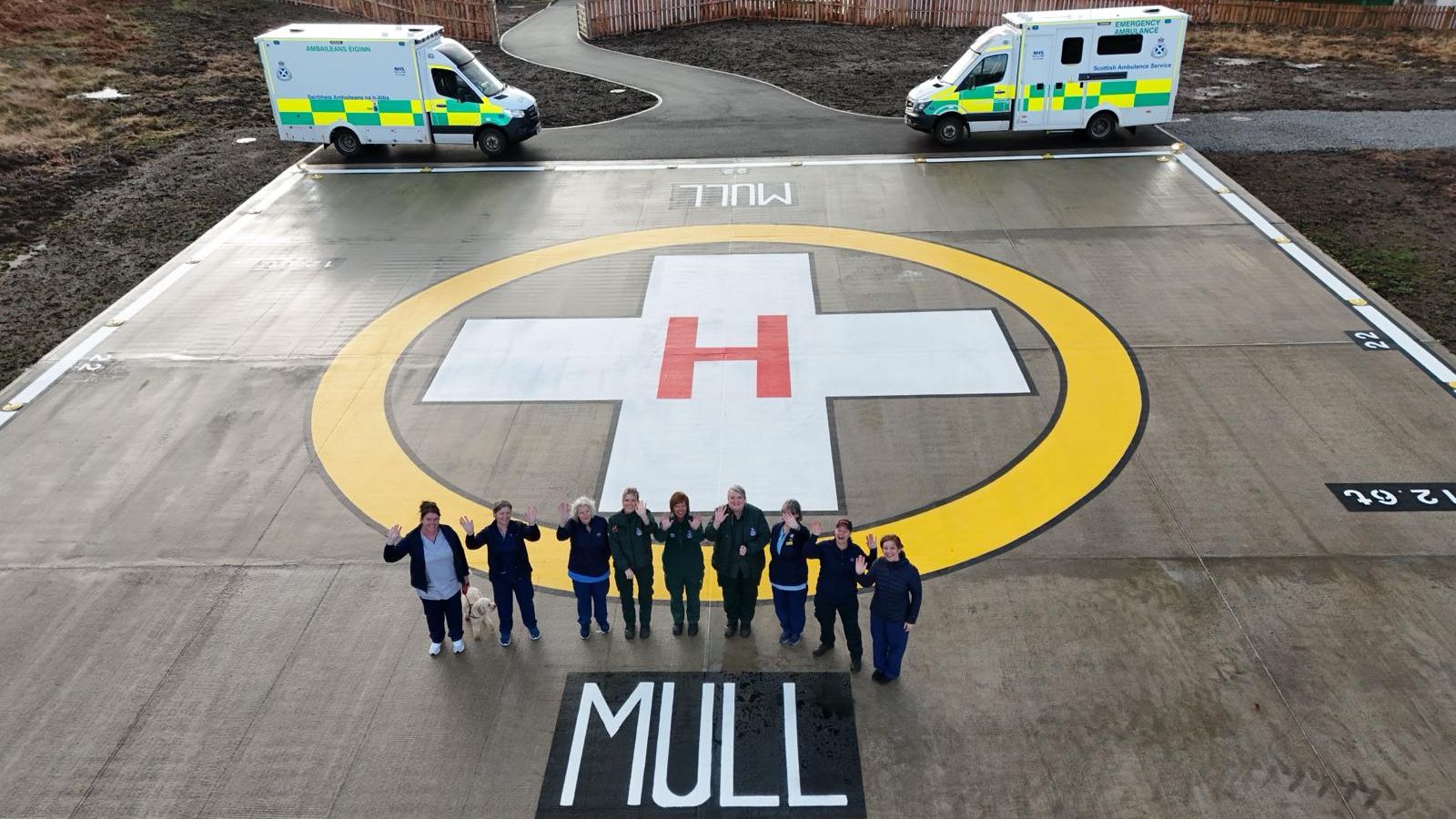 Emergency helipad opens on Isle of Mull | UK News | Sky News