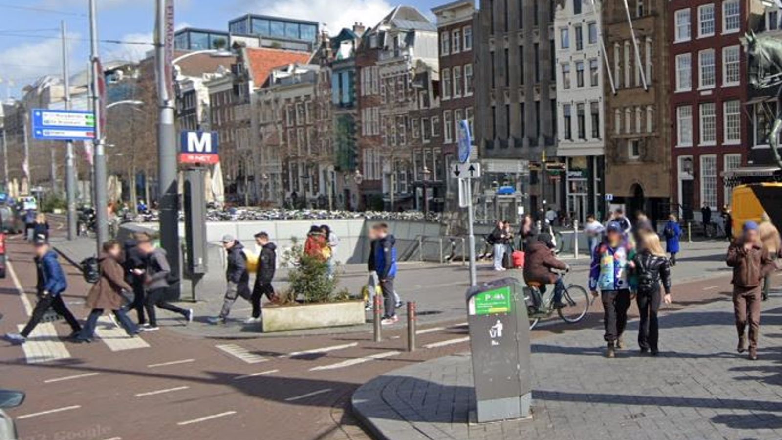 Police in Amsterdam give all-clear after Rokin metro station evacuation ...