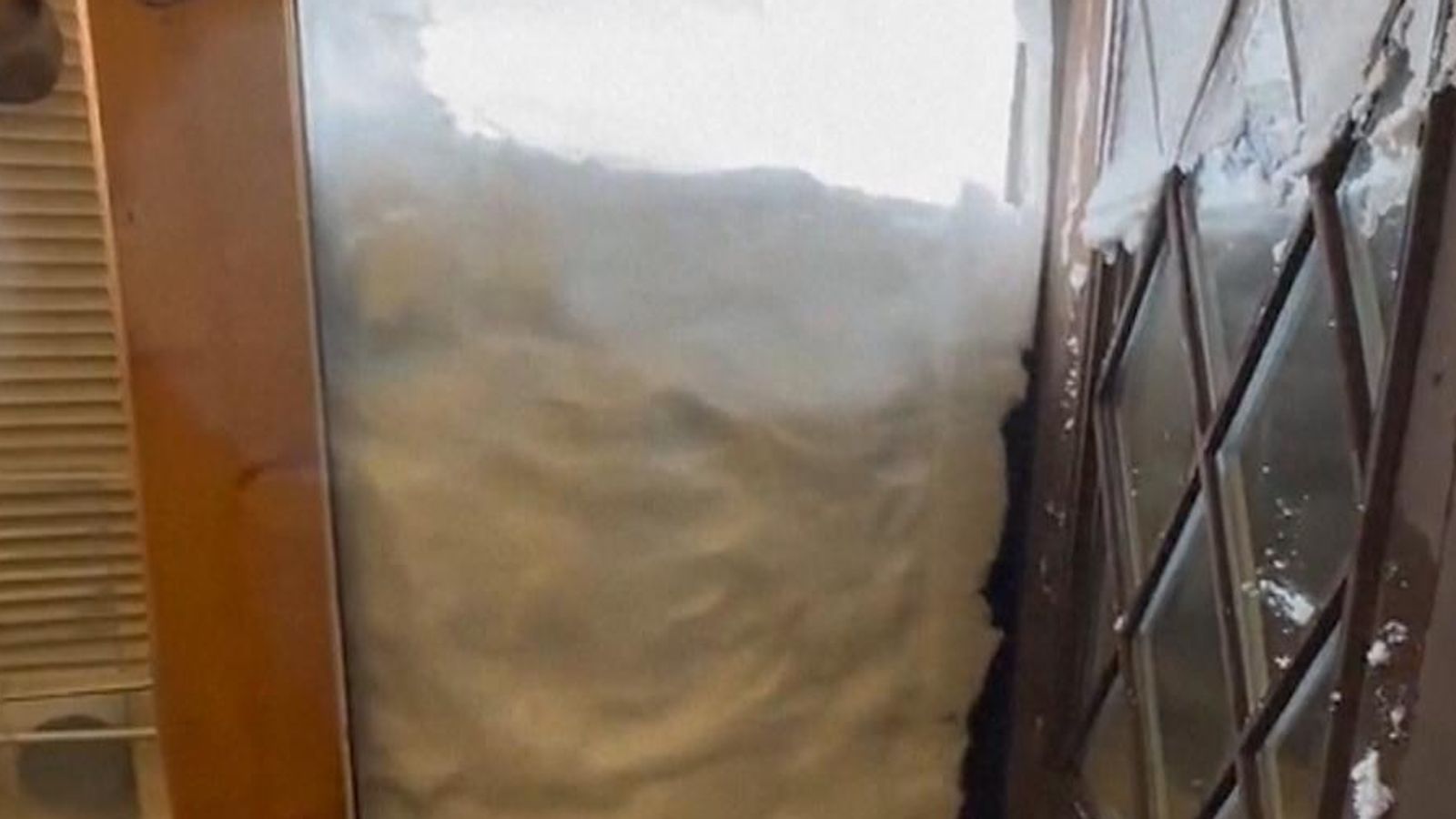 California: Imagine opening your door to this much snow | Sky News