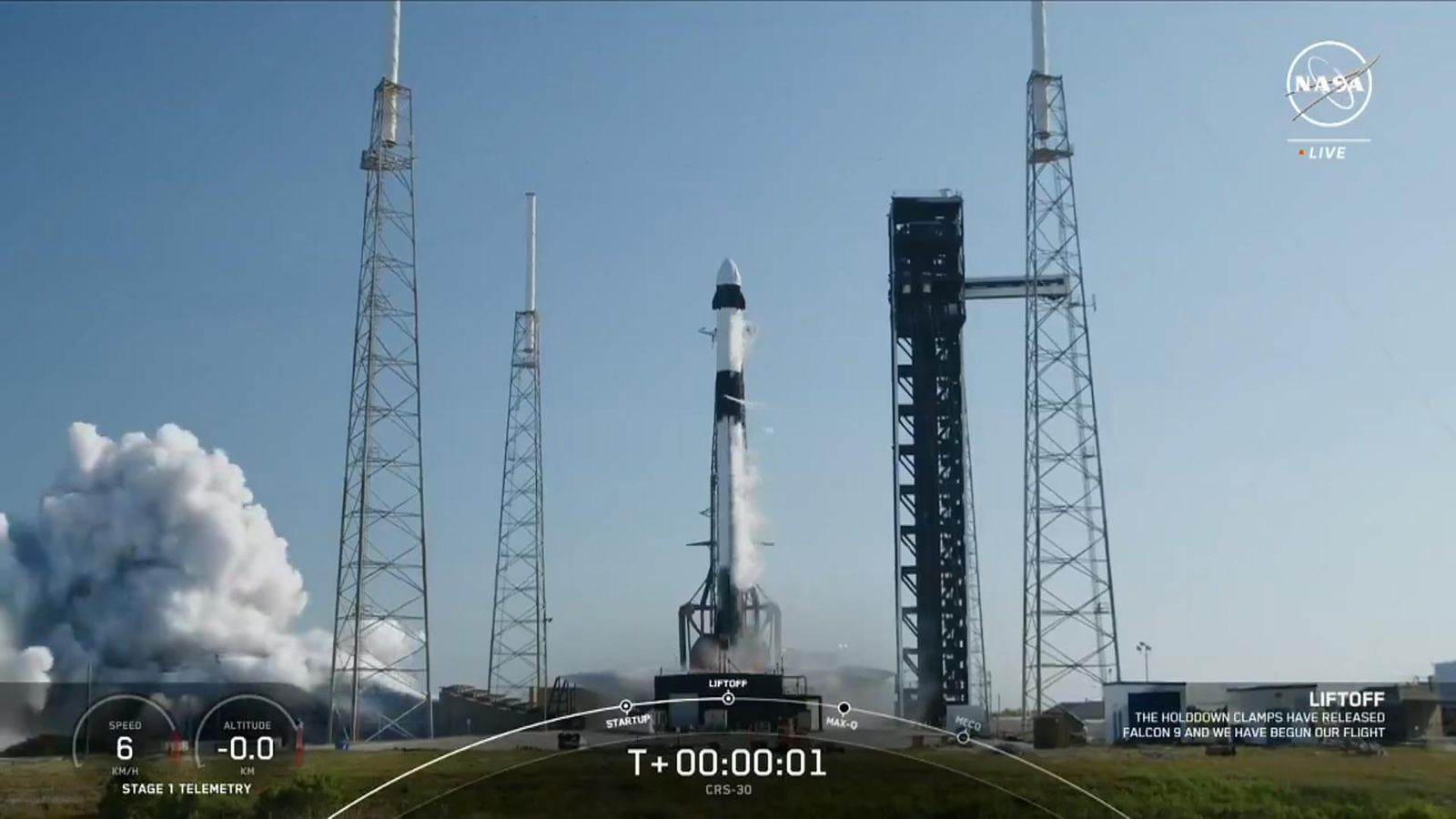 SpaceX launches resupply spacecraft to International Space Station ...