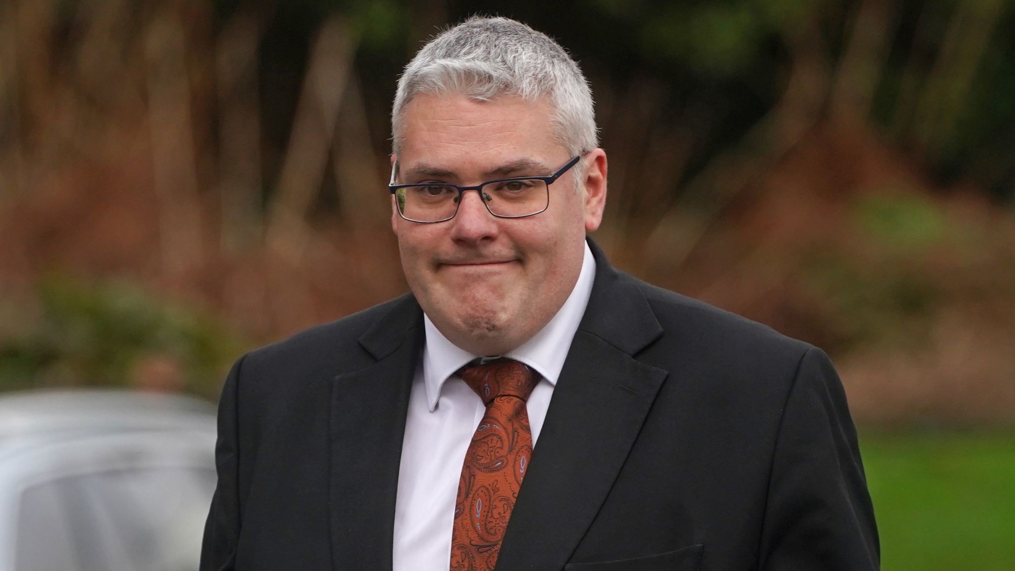Sir Jeffrey Donaldson steps down as DUP's leader after being charged with historical sexual ...