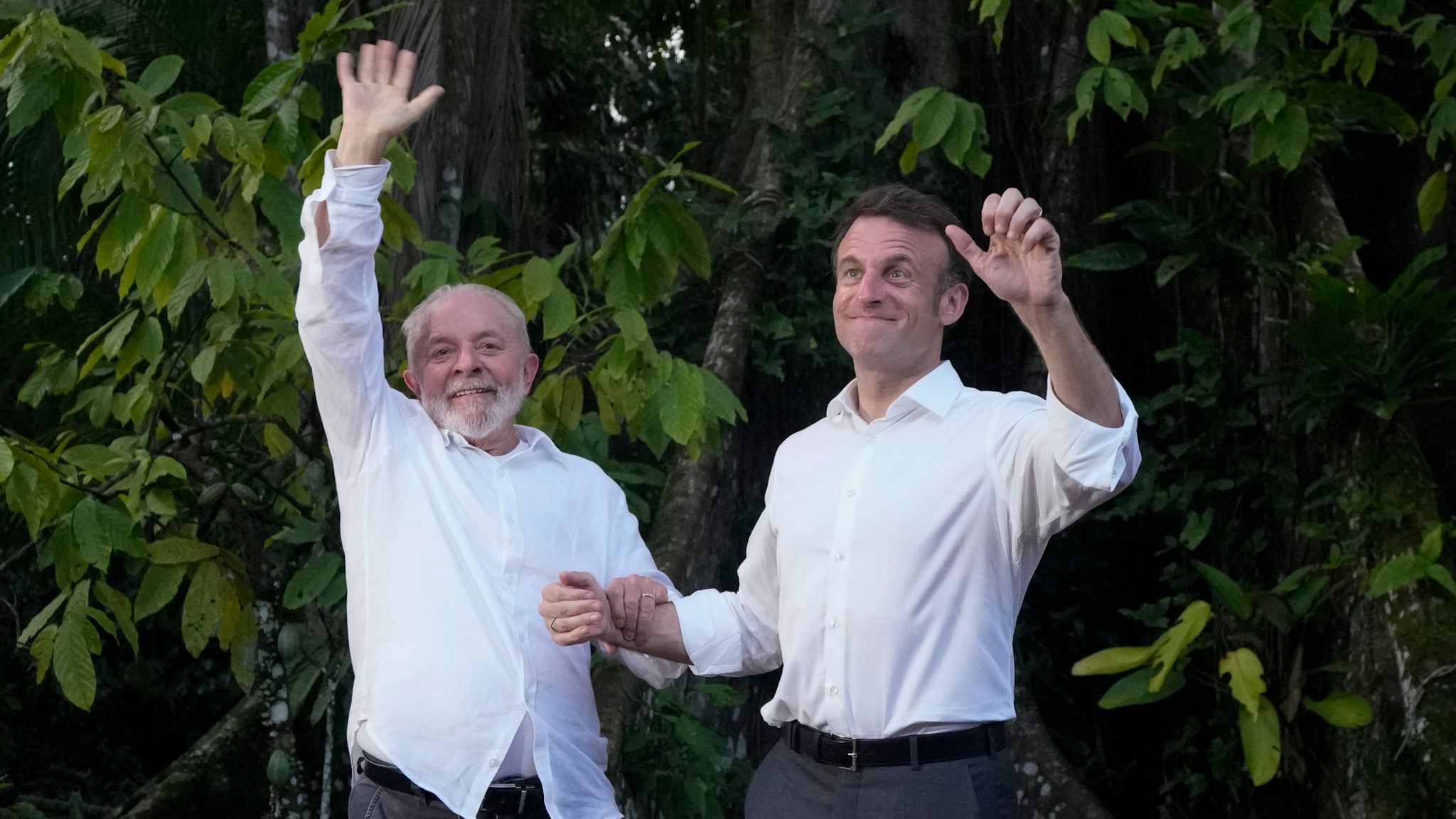 Macron and Lula 'bromance' on Brazilian island sparks social media ...