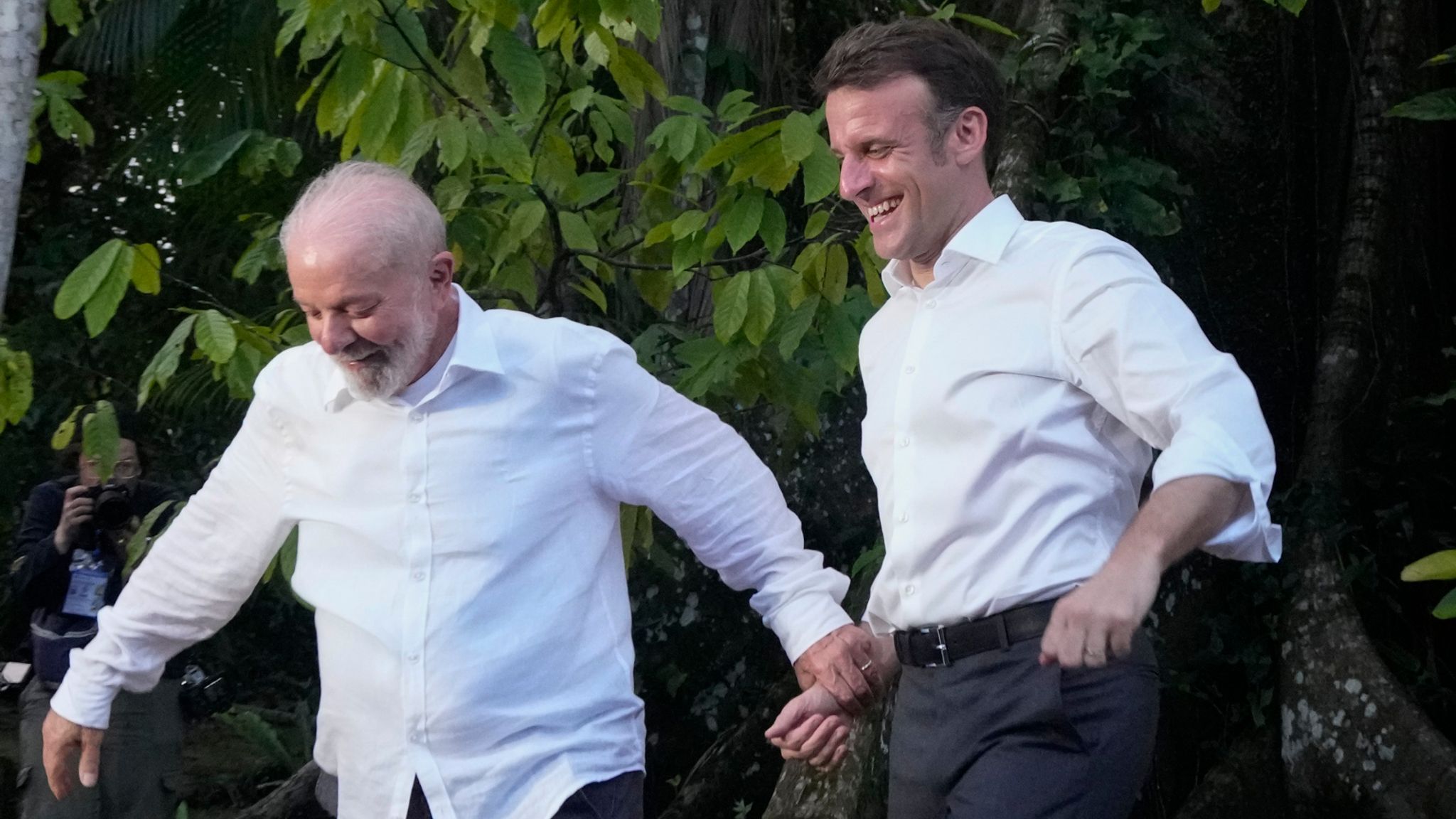 Macron and Lula 'bromance' on Brazilian island sparks social media ...