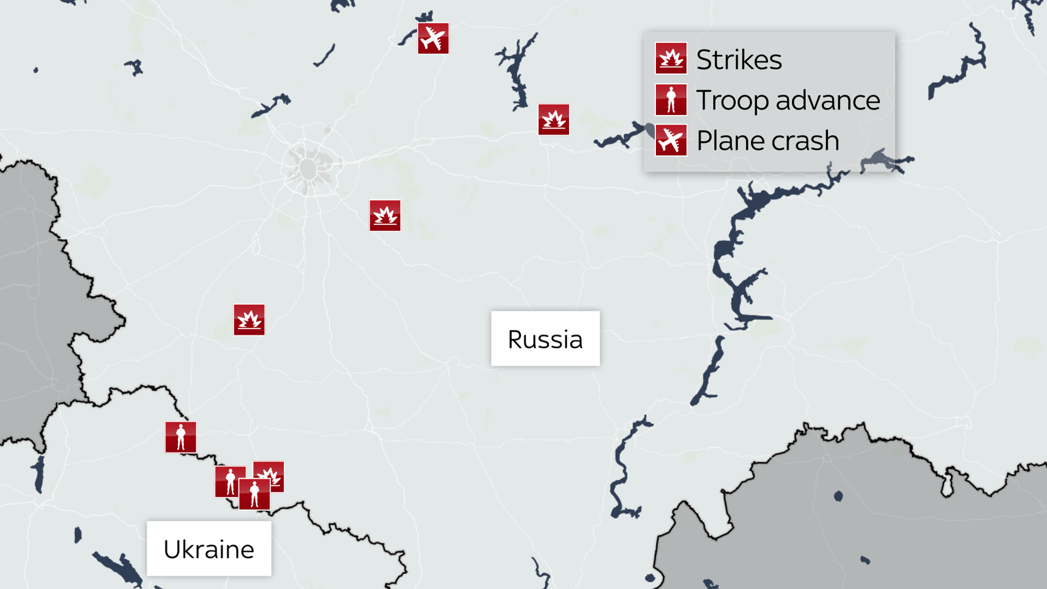 Border skirmishes, drone strikes, and a plane crash: Violence in Russia ...