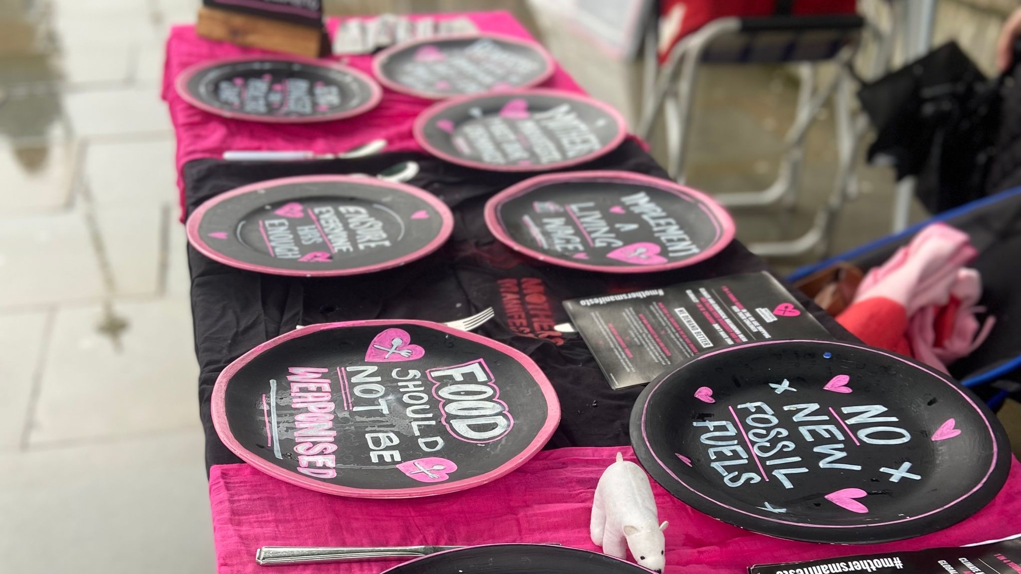 Women begin hunger strike outside parliament to demand free school ...