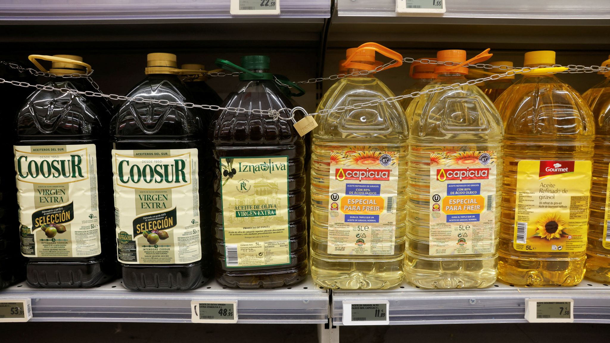 Olive oil most stolen item in many Spanish supermarkets as gangs target ...