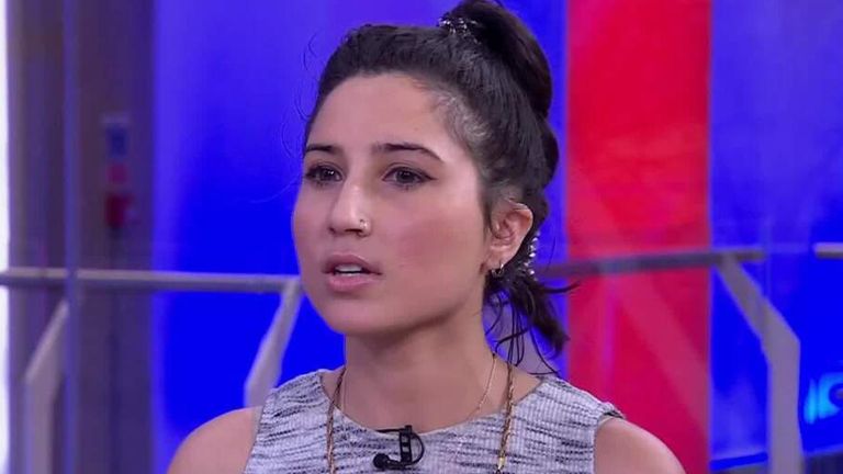 Scan shows how coronavirus can damage a victim's lungs | UK News | Sky News