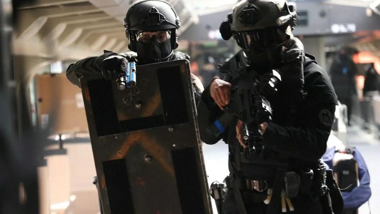 Paris Olympics 2024: French police practice anti-terrorism exercise ... Paris Olympics 2024: French police practice anti-terrorism exercise ...