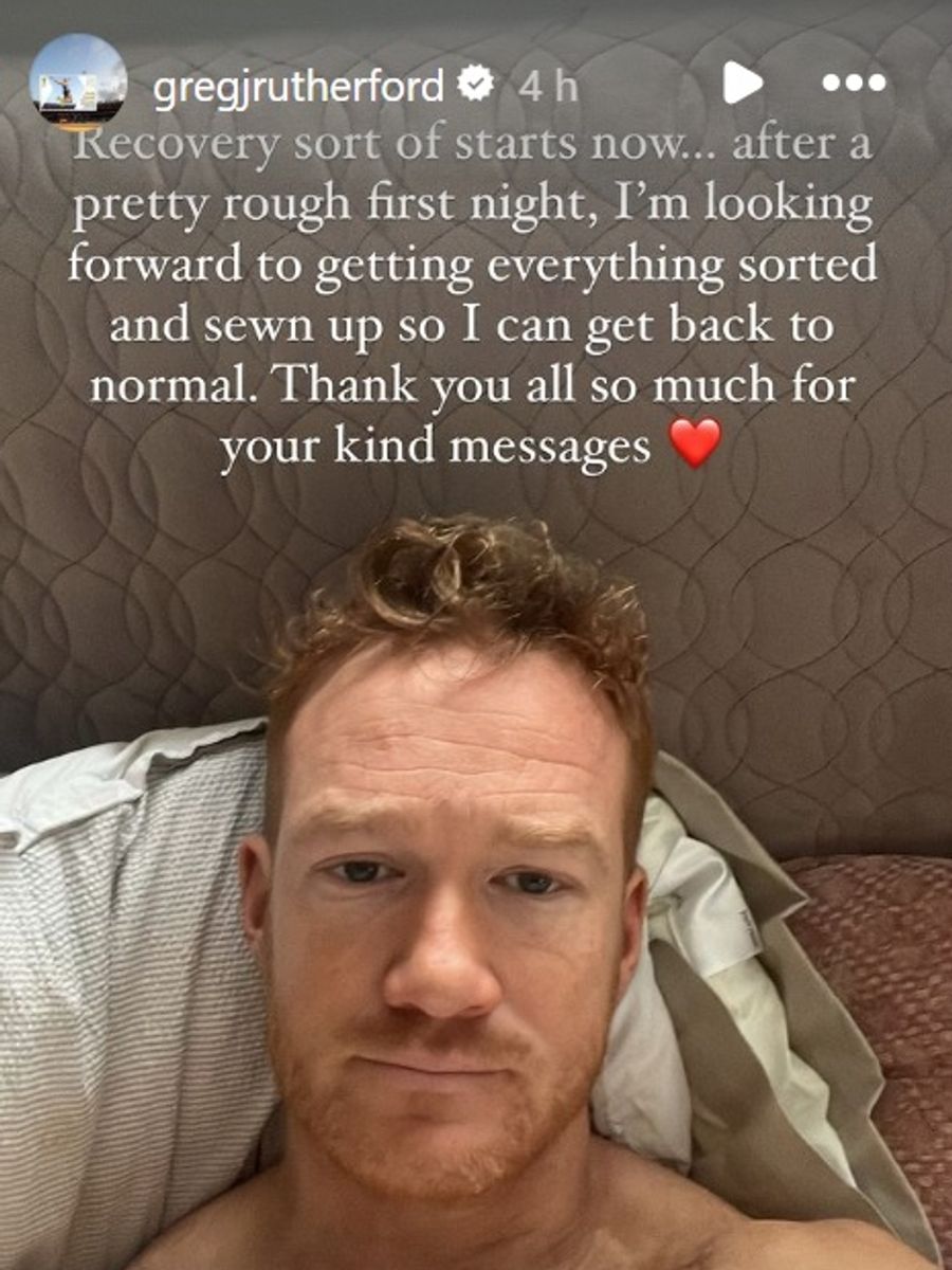 Greg Rutherford gives health update after pulling out of Dancing On Ice ...