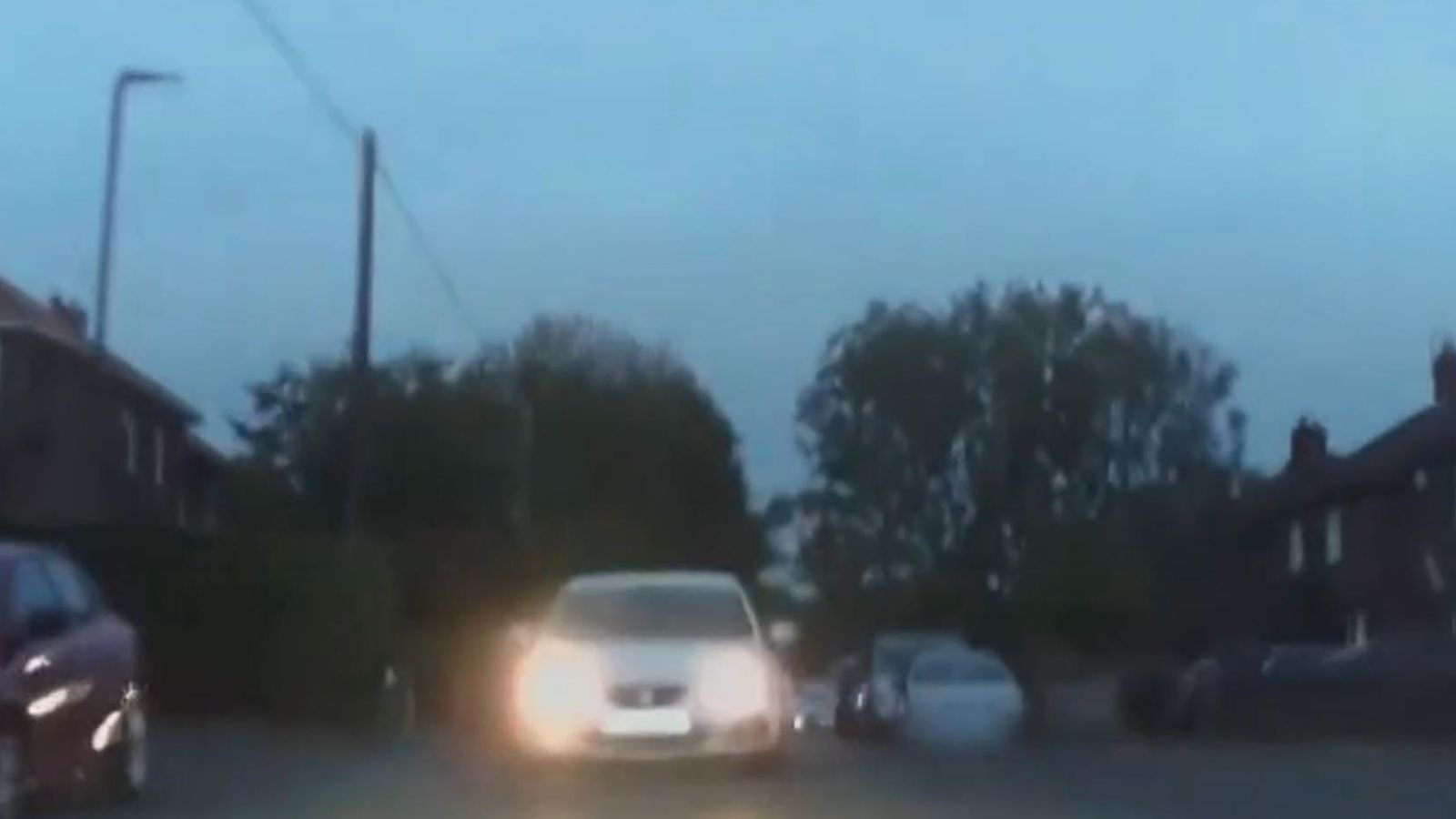 UK: Police crash into dangerous driver forcing him off the road | UK ...